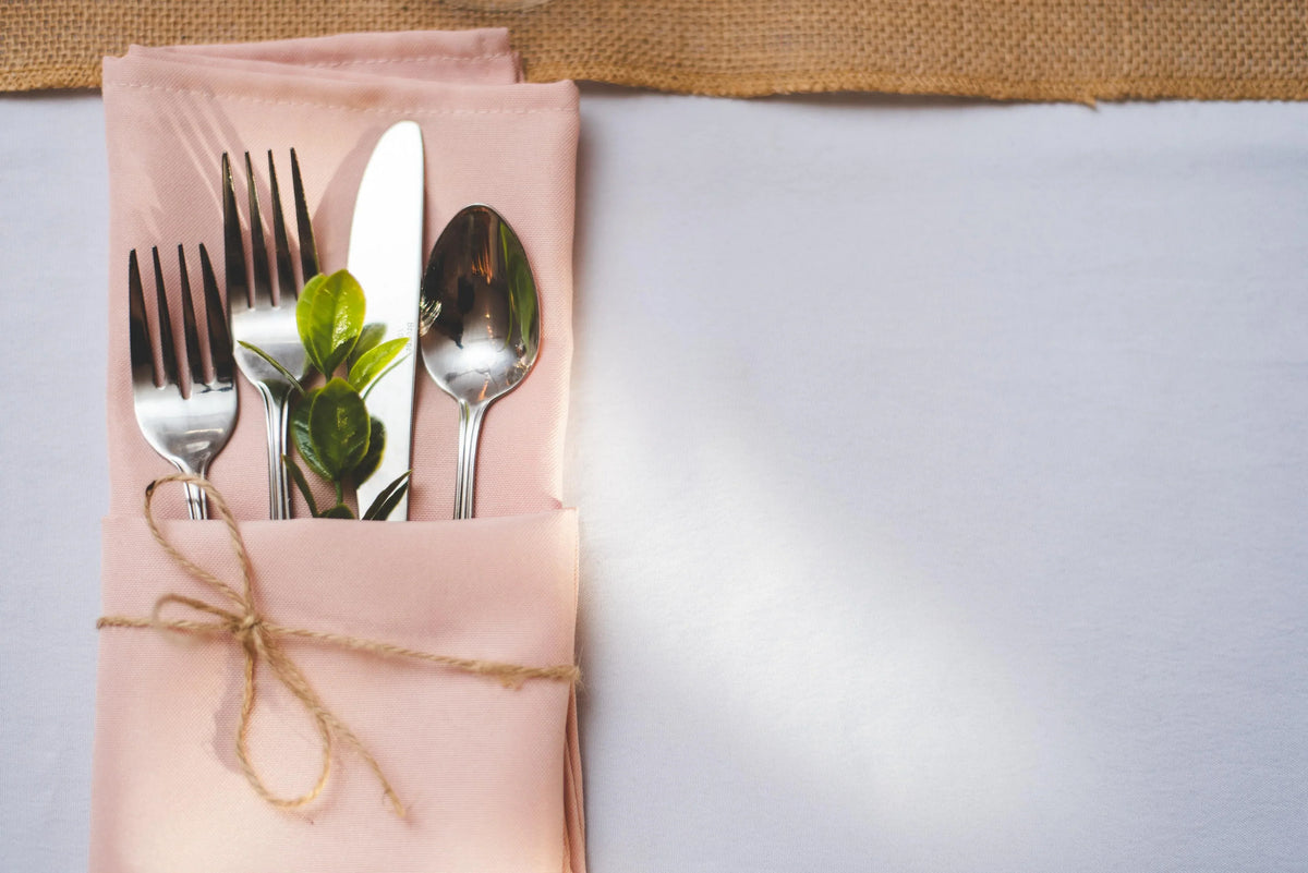How to Wrap Cutlery in Napkin – Far & Away US